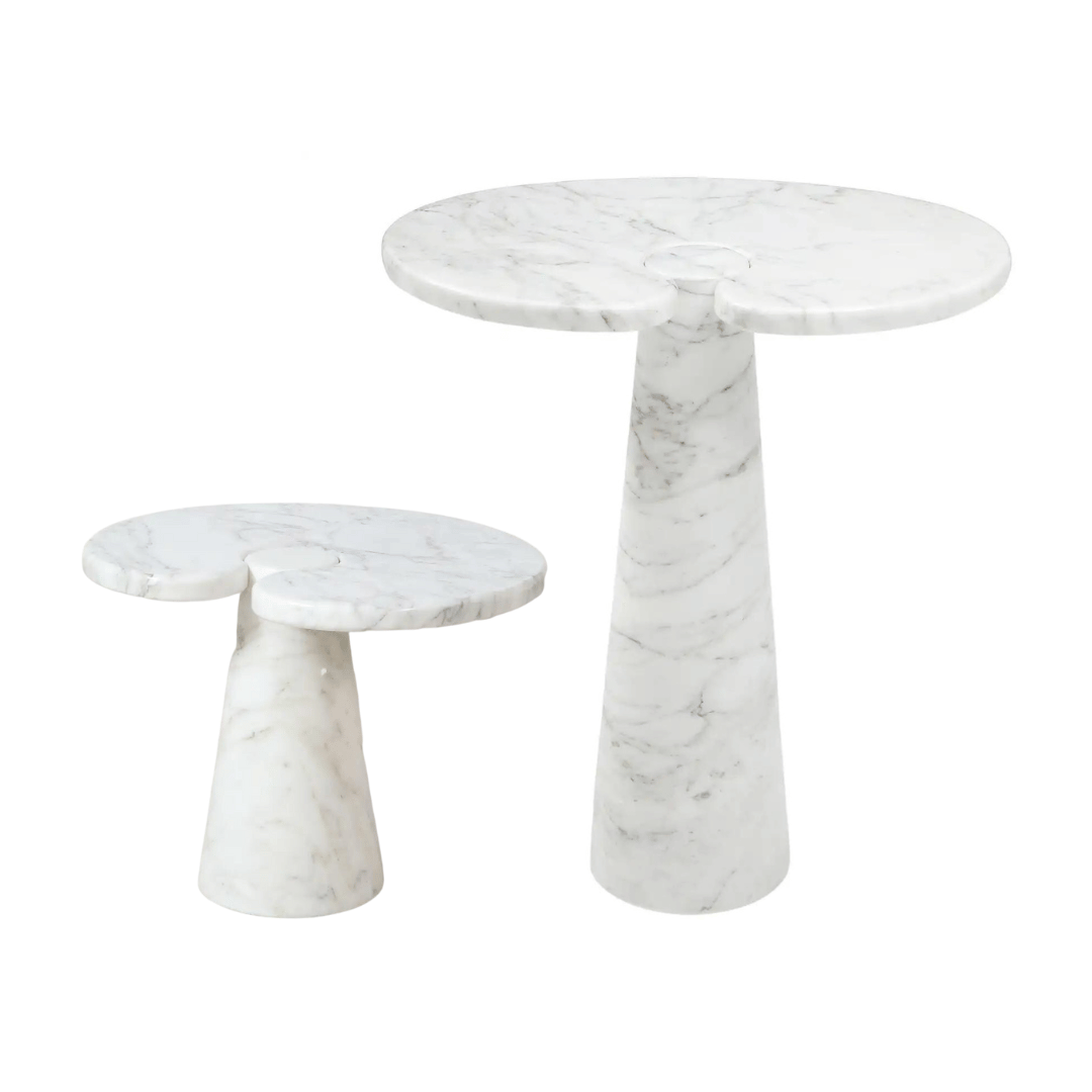 Eres Bianco Carrara Side Table
